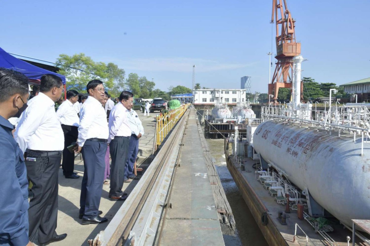 မြန်မာ့သင်္ဘောကျင်းလုပ်ငန်းများ၌ နိုင်ငံတကာအဆင့်မီ သင်္ဘောကြီးများ တည