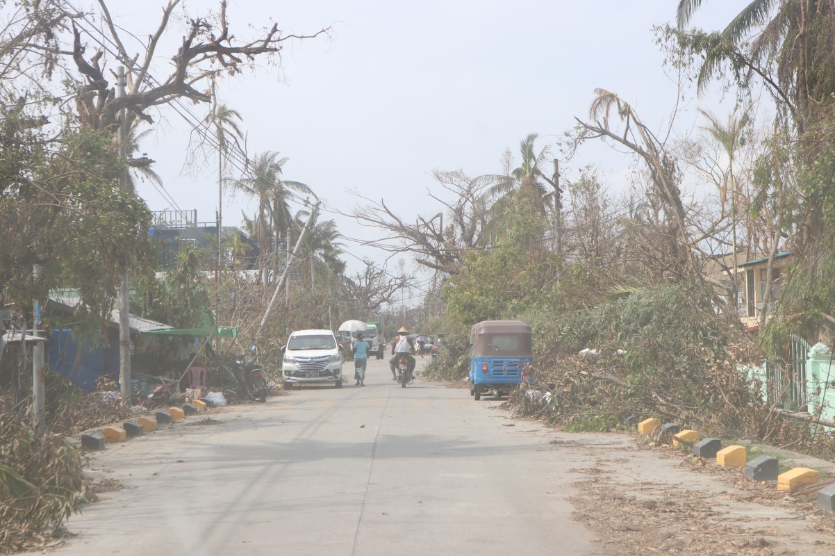 မိုခါမုန်တိုင်းဒဏ်ခံရသူတွေကို လူသားချင်းဆိုင်ရာစာနာမှုအကူအညီပေးနိုင်ဖို့ အမေရိကန်ဒေါ်လာ ၃၇၅ သန