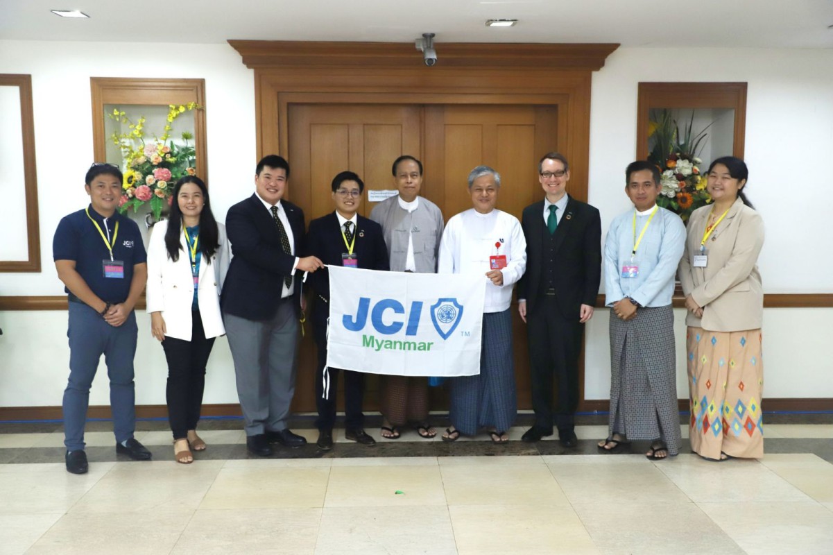 နိုင်ငံတကာဆက်ဆံမှုတိုးတက်ရေးအပြင် ကဏ္ဍ(၃)ခုကို ဦးစားပေးကဏ္ဍအဖြစ်သတ်မှတ်ပြီး JCI MYANMAR နှင့ ...
