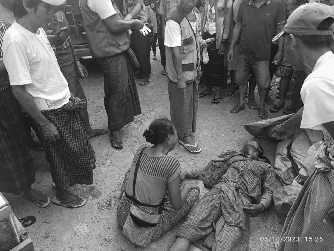 ဖားကန့်မြို့၌ အသက် ၃၀ အရွယ်အချဉ်ပေါင်းသည် အမျိုးသား ၁ ဦး သေနတ်ဖြင့်ပစ