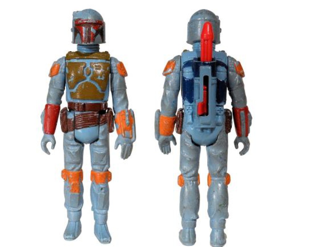 Star Wars ဇာတ်ကားထဲမှ Boba Fett ဇာတ်ကောင်အရုပ်ကို စံချိန်တင် အမေရိကန်ဒေ