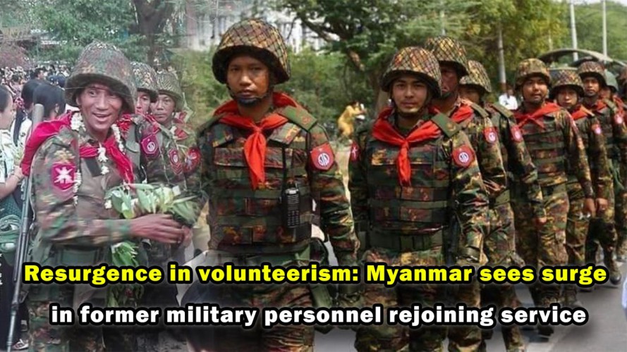 Resurgence in volunteerism: Myanmar sees surge in former military ...